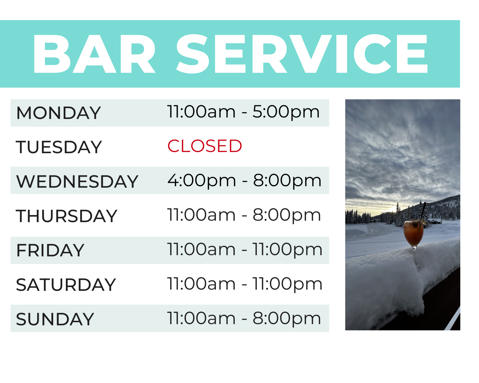 Operational Hours